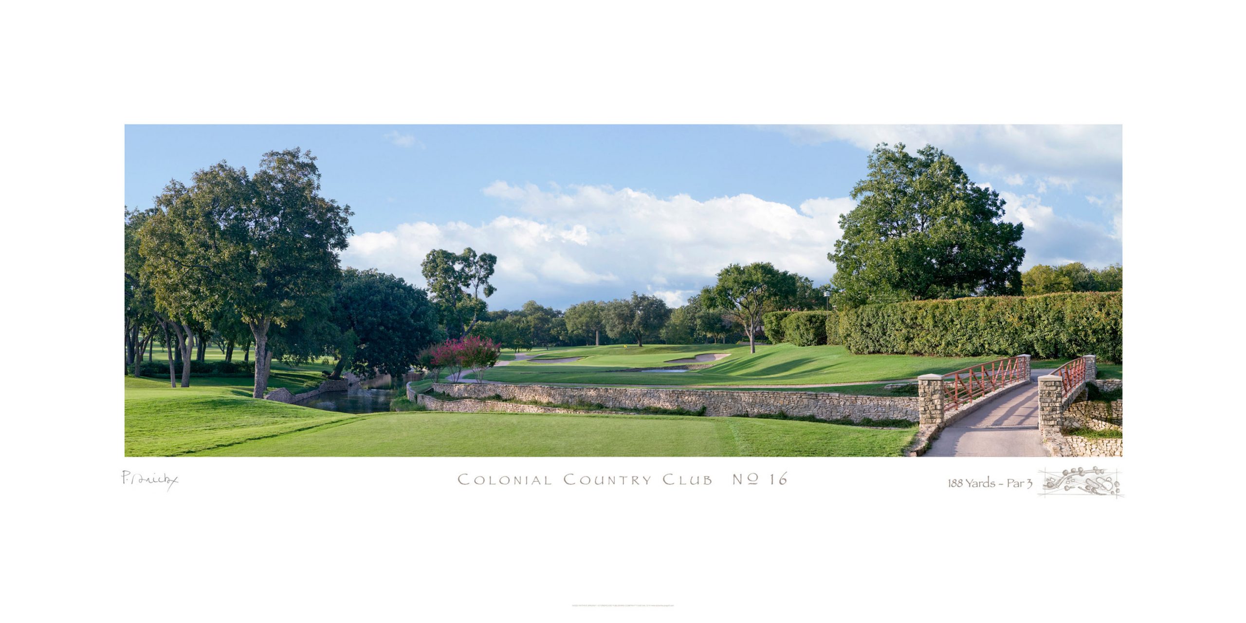 Colonial Country Club No. 16 | Stonehouse Golf