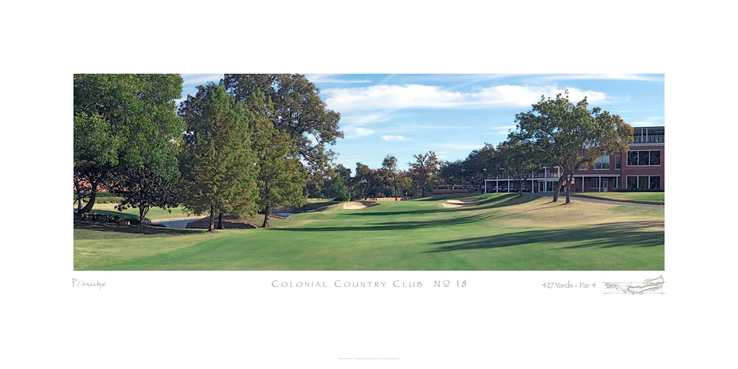 Colonial Country Club No. 18 | Stonehouse Golf