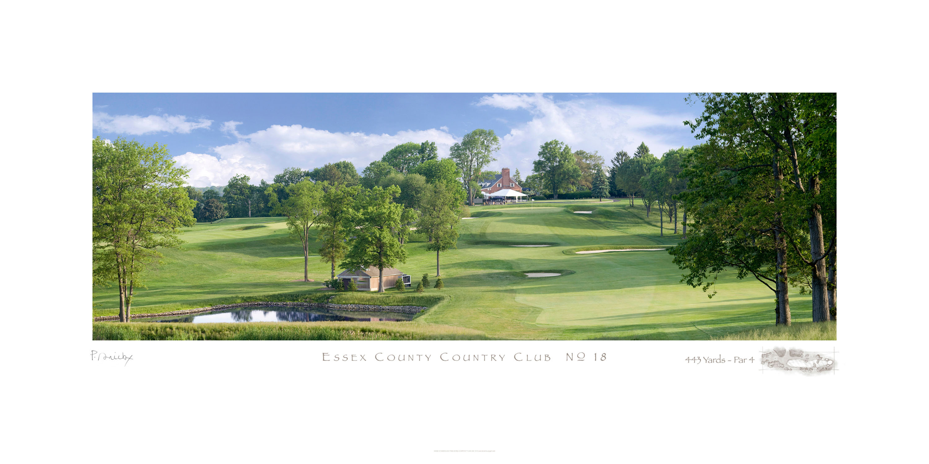 Essex County Country Club No 18 Stonehouse Golf