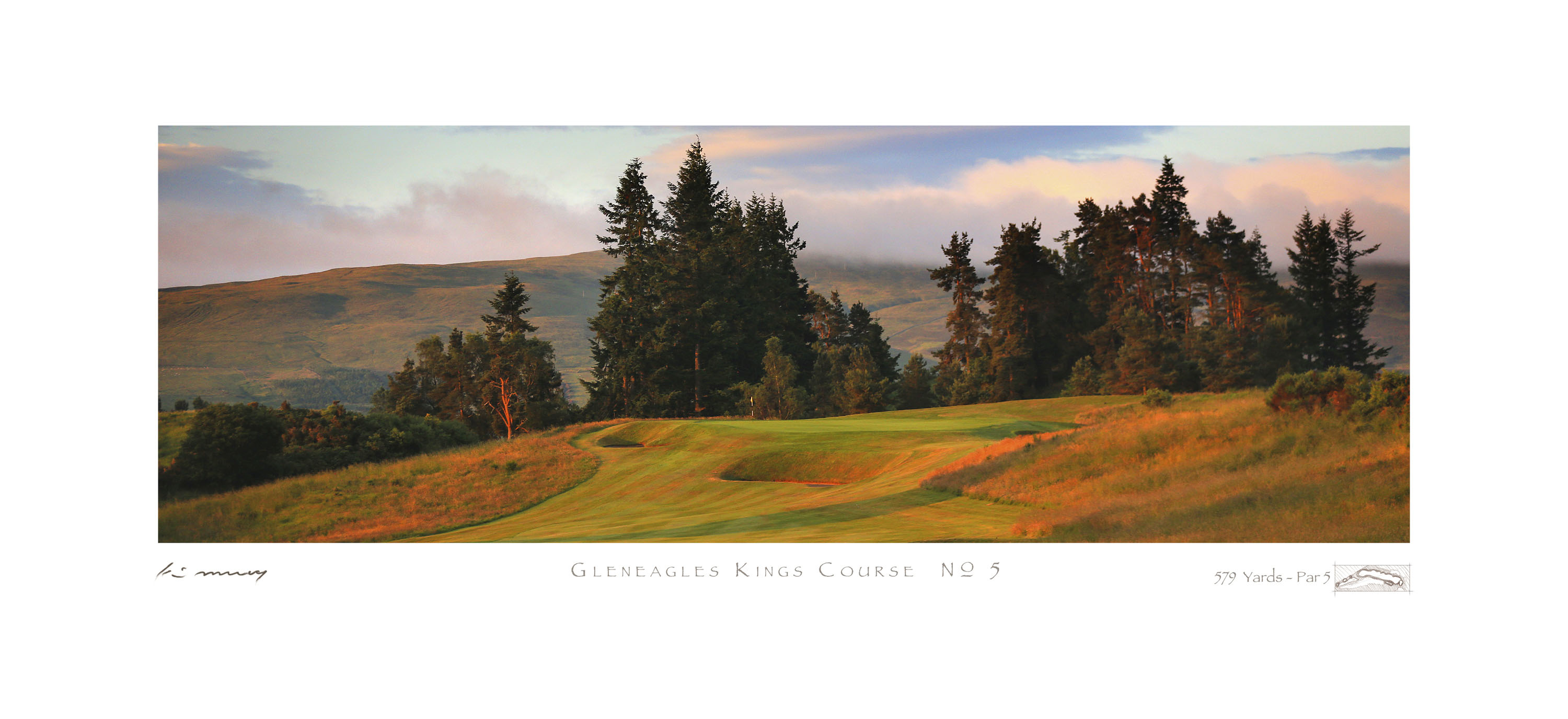 Gleneagles Kings Course No. 5 | Stonehouse Golf