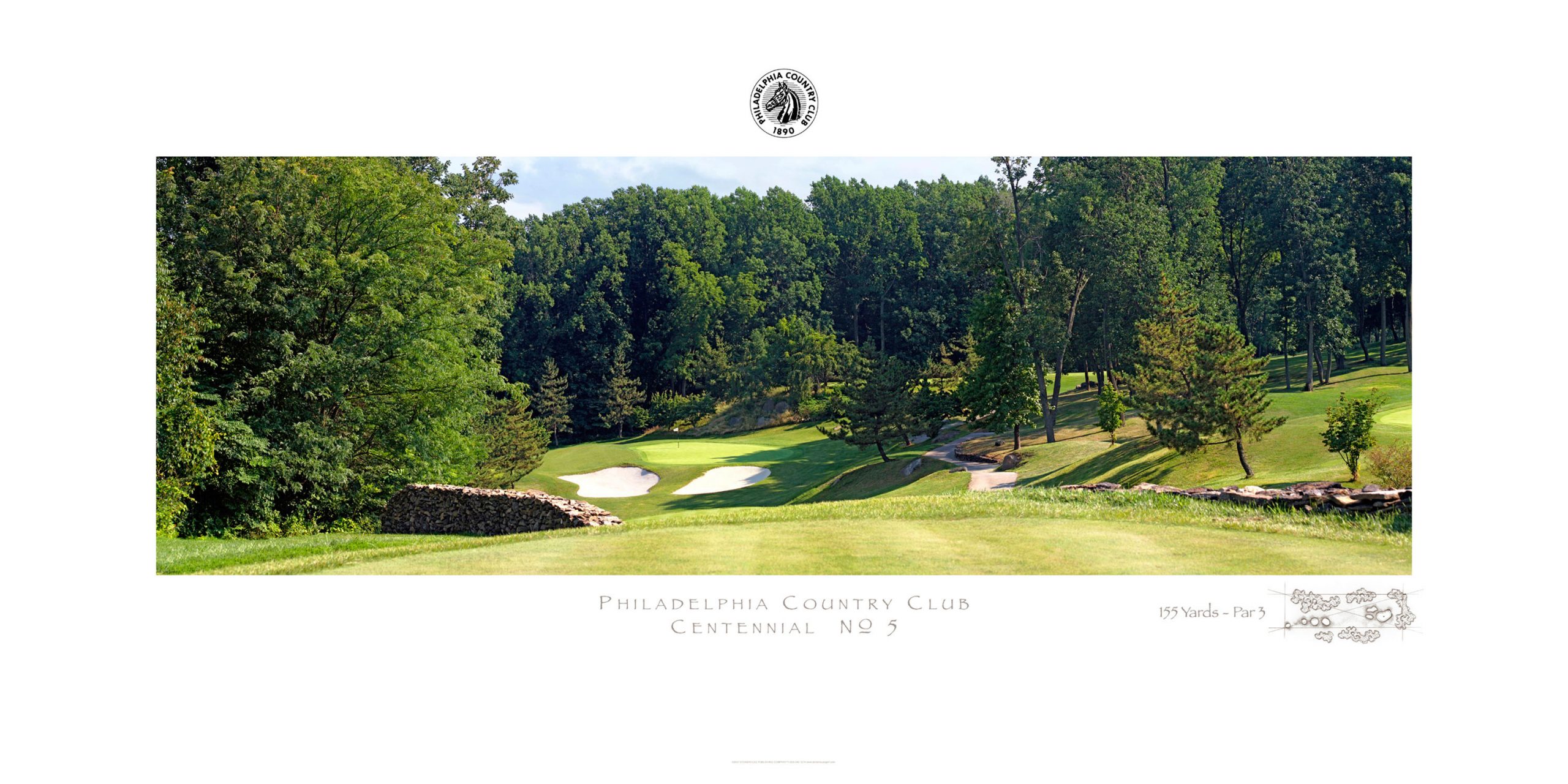 Philadelphia Country Club Centennial No. 5 | Stonehouse Golf